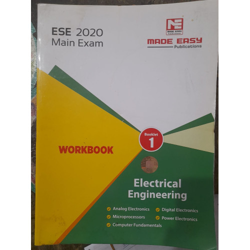 ESE MAINS 2020 Batches WorkBook Electrical Engineering With Solution Made Easy
